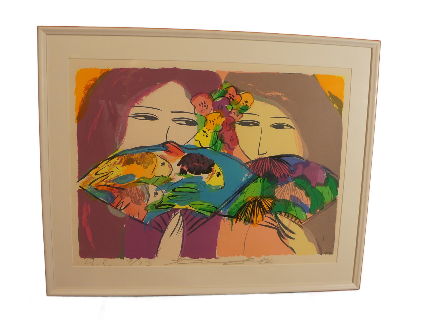 Lithograph in Colours - Walasse Ting – shushusuru Lithograph in Colours - Walasse Ting – shushusuru